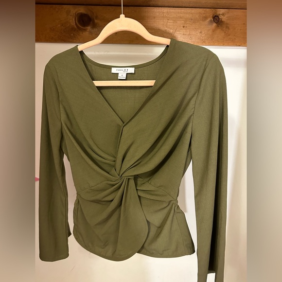FAVLUX | Tops | Favlux Olive Green Blouse | Poshmark